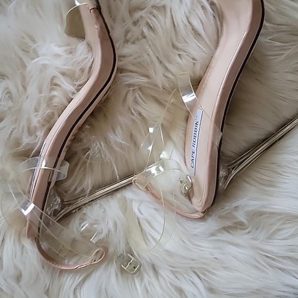 Cape Robbin | Shoes | Cape Robbin Clear Nude Heels | Poshmark